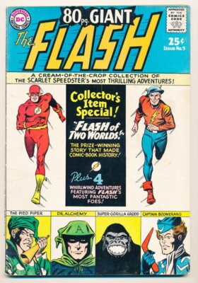 1965 DC 80PG. GIANT "THE FLASH" #9 NM FREE SHIPPING | eBay