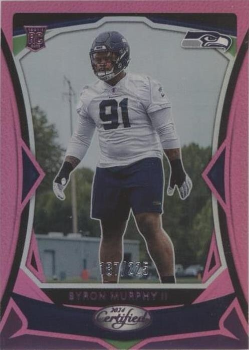 2024 Panini Certified - Rookies Byron Murphy II #112 Mirror Pink /225 ...