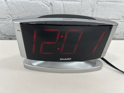 Large Display Sharp Alarm Clock SPC033 Digital Jumbo Easy Read Works ...