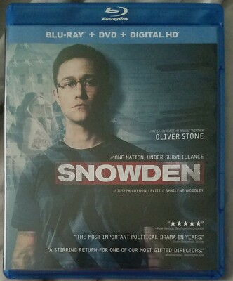 Snowden (Blu-ray/DVD, 2016, 2-Disc Set, Includes Digital Copy ...