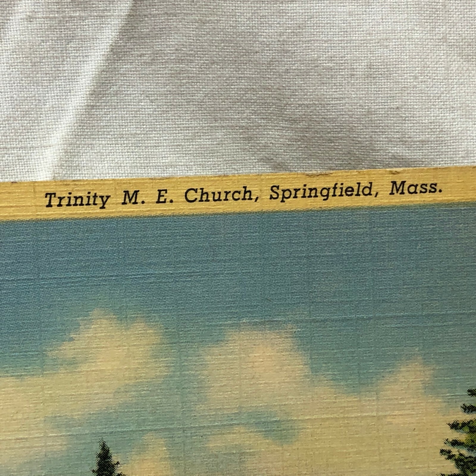 Vintage Postcard Trinity Methodist Episcopal Church Springfield ...