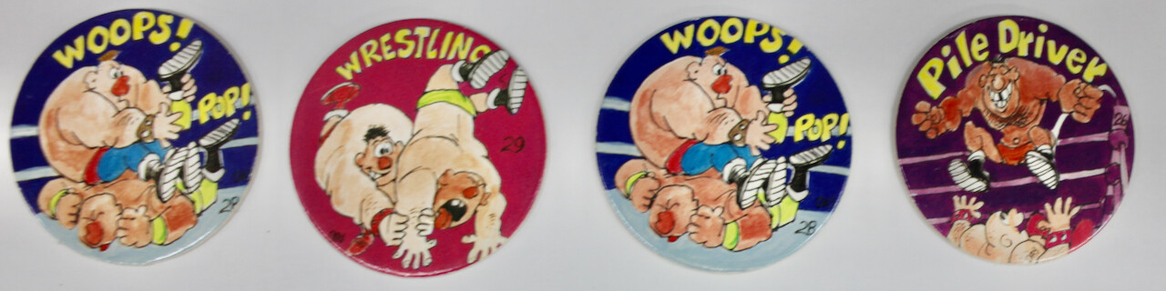 Original 1995 WCW Pog Set 9 Pogs/Slammer/Case Hulk Hogan | eBay