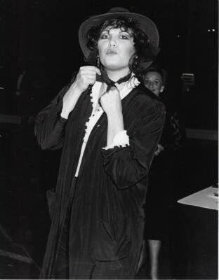 Martha Davis lead singer of "Motels" at teachers premiere Music Still ...