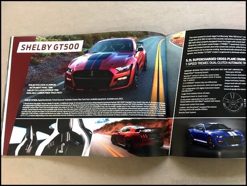 2022 Ford Mustang 36-page Car Sales Brochure Catalog - Mach I GT Shelby ...