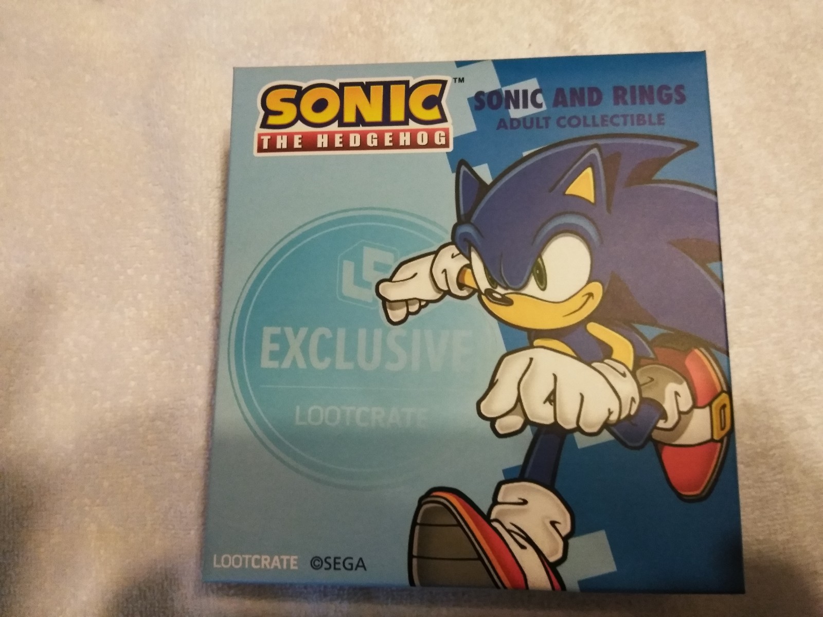 Sonic the Hedgehog Adult SEGA Collectible Sonic & Rings Loot Crate ...
