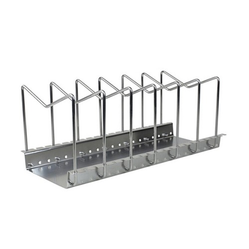 201 Stainless Lid Rack Steel Pan Stand Kitchen Countertop Pot Organizer ...