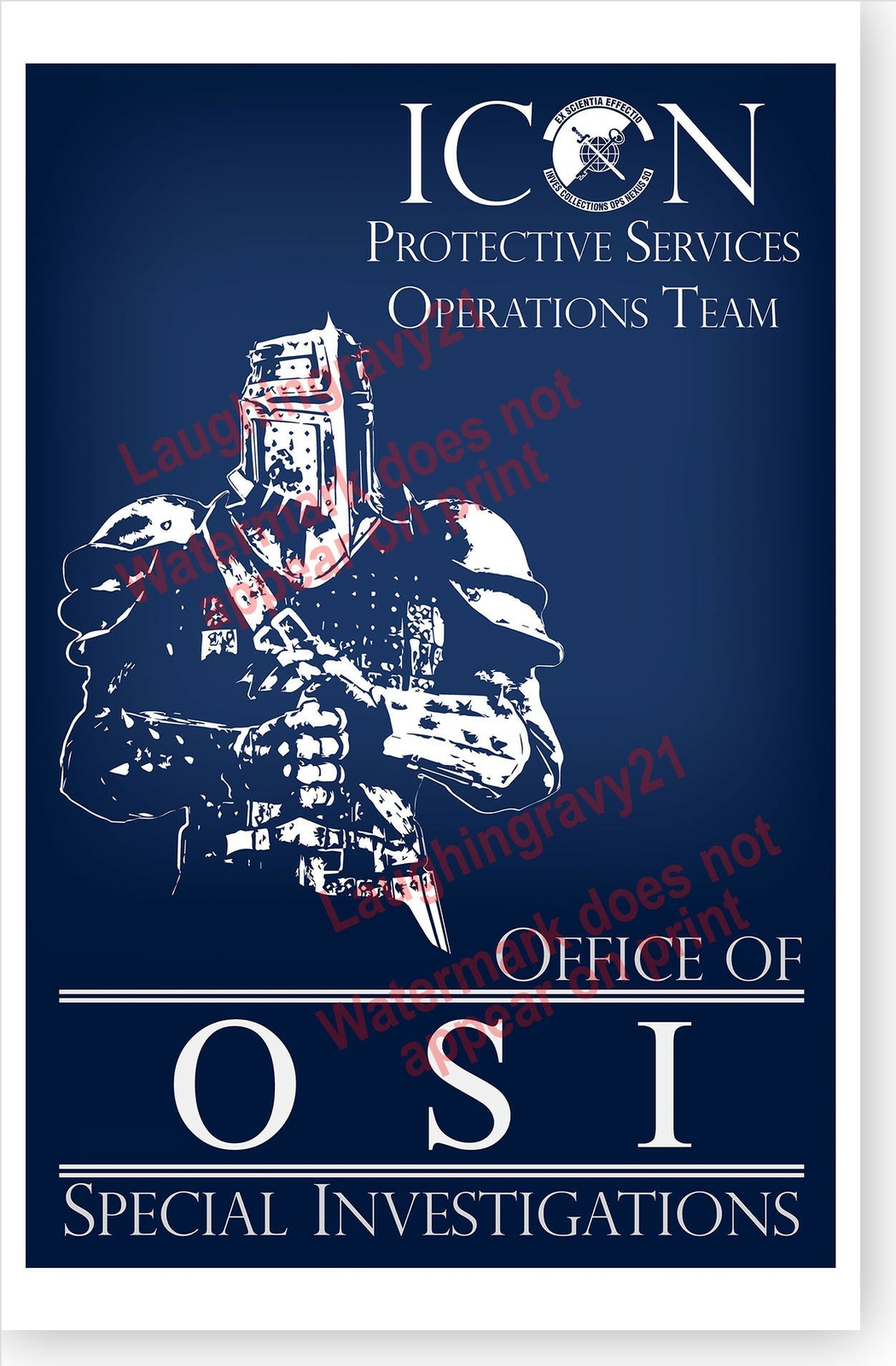 Air Force OSI Protective Services Operations Team ICON Poster | eBay