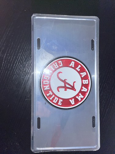 University of Alabama Crimson Tide Stainless Steel Car Tag *OLCP* | eBay