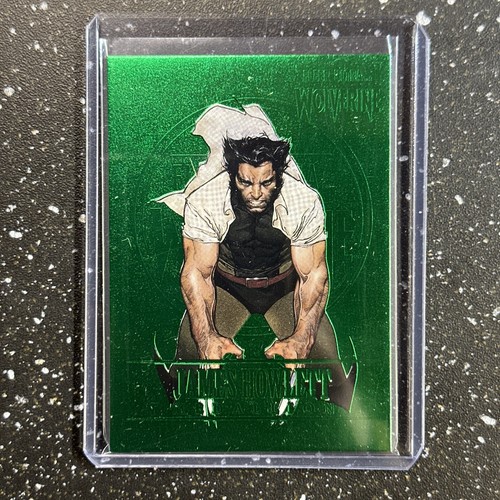 2023 Marvel Fleer Ultra Wolverine James Howlett Emerald Medallion 7/10 ...