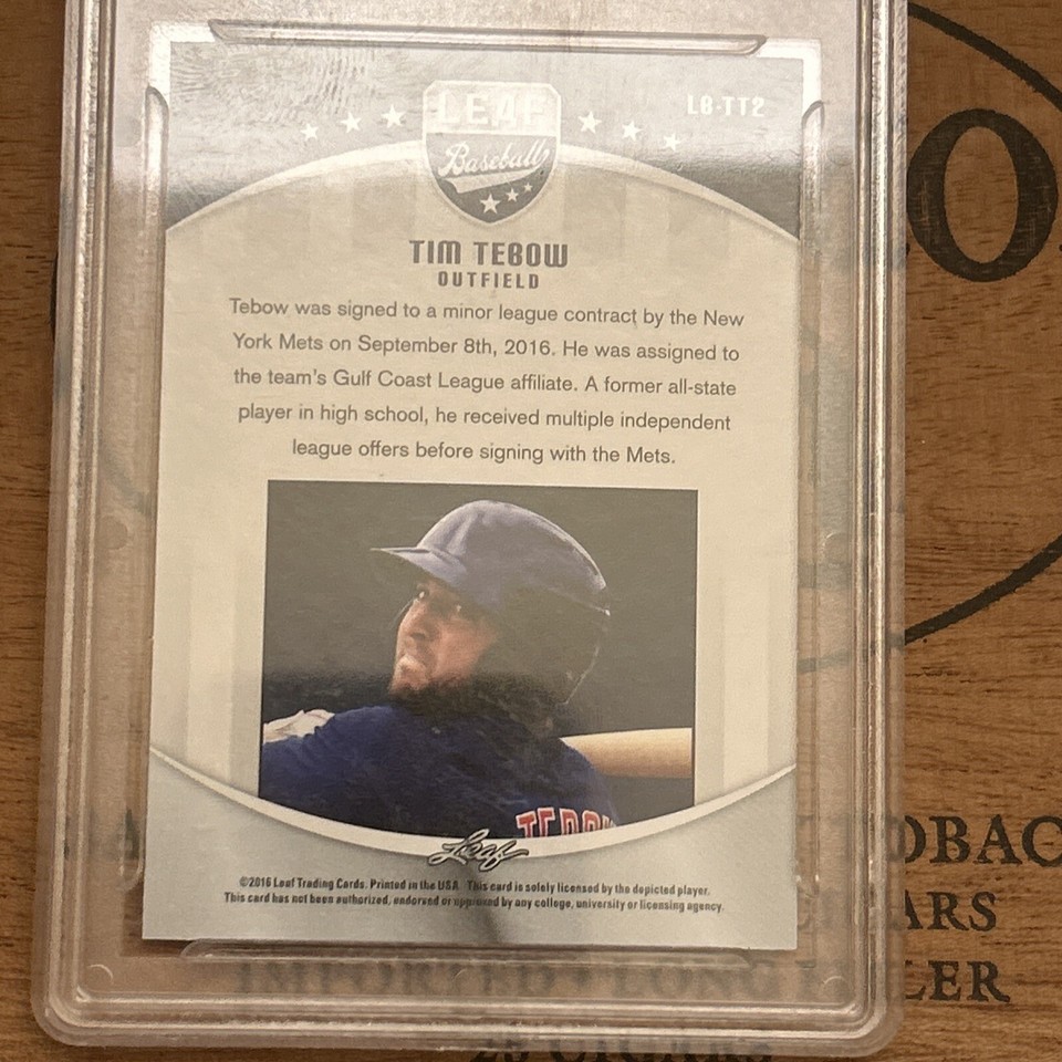 Leaf Tim Tebow Rookie Baseball Card | eBay