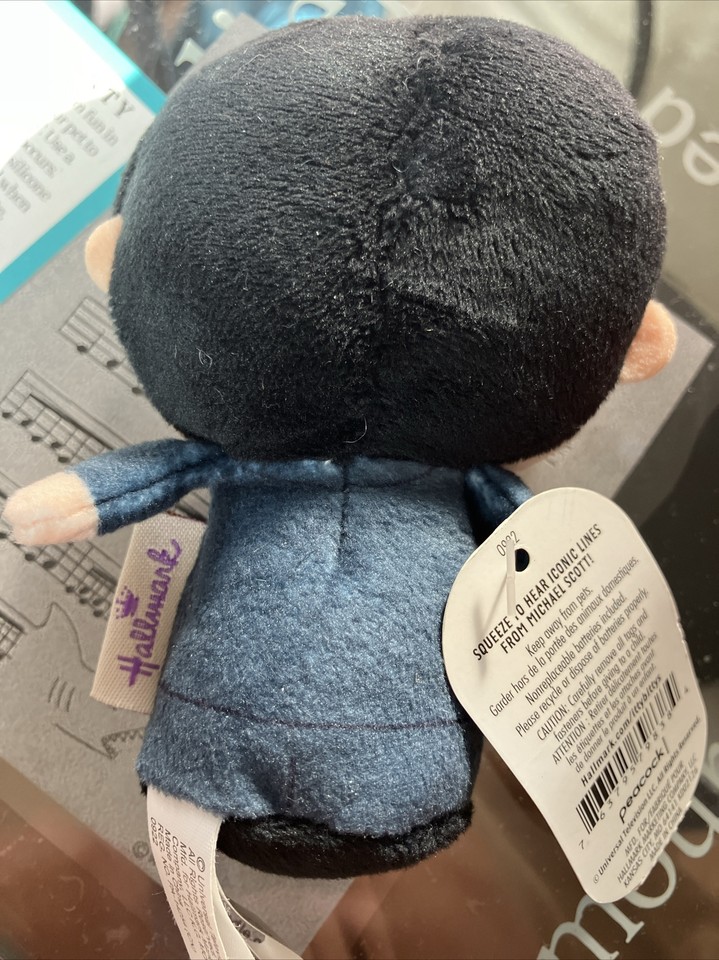 Hallmark Itty Bitty Michael Scott The Office Plush w/ Sound NEW NWT $15 ...