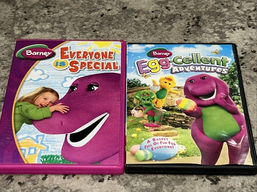 Barney Two 2 DVD Lot “Everyone Is Special” & “Egg-Cellent Adventures ...