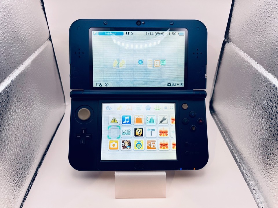 New Nintendo 3DS XL/LL Metallic Blue IPS Screen | eBay