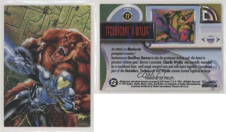 1994 SkyBox Master Series DC Comics Technocrat & Wylde #77 0bn8 | eBay