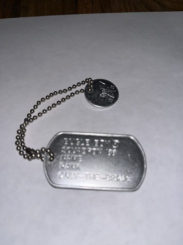 Vintage Bugle Boy Company- Dog Tags Accessory Keychain 88’ Clothing Tag ...