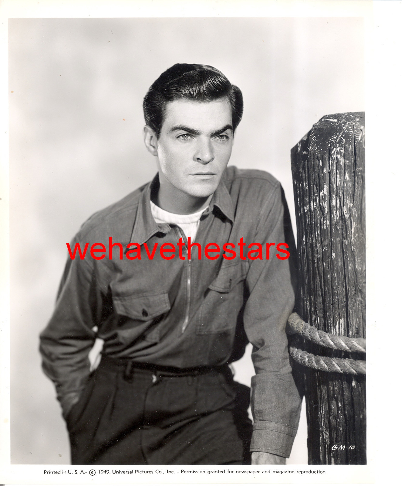 Vintage Gar Moore QUITE HANDSOME '49 Publicity Portrait | eBay
