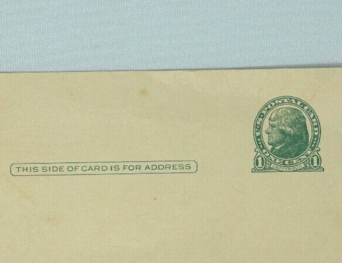 Vintage United States Postage U.S. Postal Card 1 Cent Jefferson | eBay