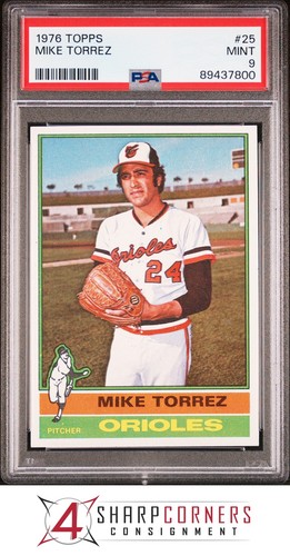 1976 TOPPS #25 MIKE TORREZ ORIOLES PSA 9 B4026605-800 | eBay