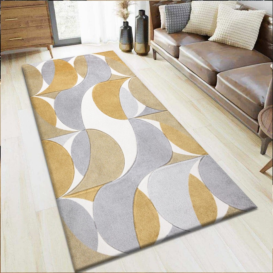 New Modern Large Area Rugs Living Room Bedroom Carpet Hallway Runner ...