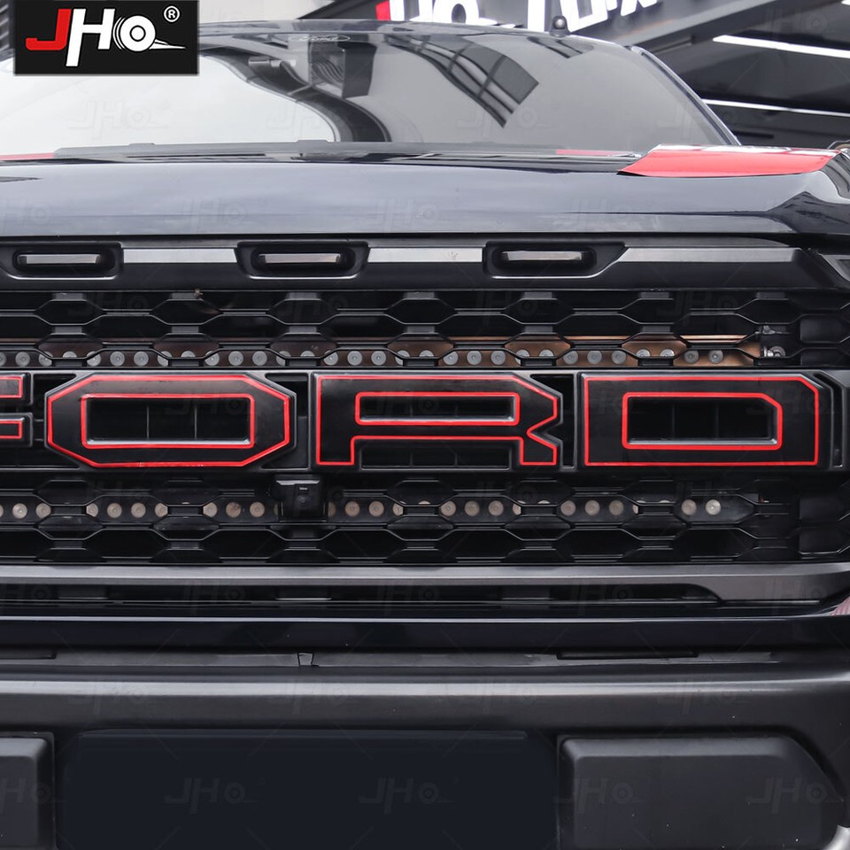 2022+ Ford Raptor Svt F-150 Grille Letter Outlines Vinyl Decals Grill ...