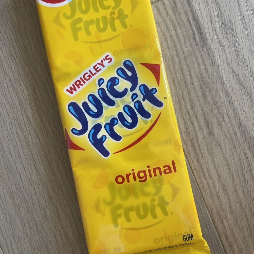 Juicy Fruit Gum 3 Pack 45 Sticks Total NEW and Sealed 1/25 | eBay