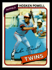 1980 Topps #471 Hosken POWELL Outfield Minnesota TWINS EX FREE shipping ...