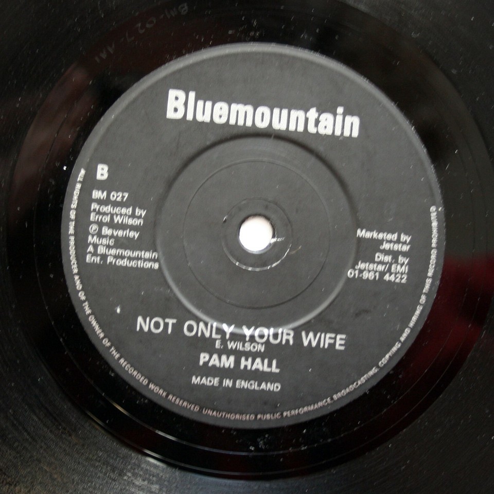 PAM HALL Reggae Import 45rpm Dear Boopsie b/w Not Only Your Wife HEAR ...