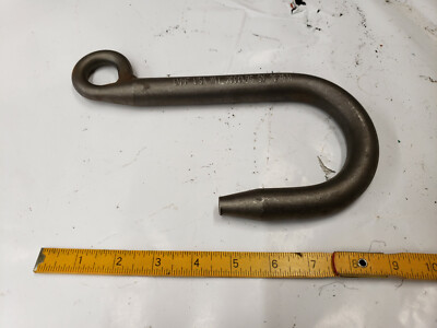 NEW LMHE JC8601 2000 lb Steel Foundry lifting J-Hook 7/8" . x 8-1/2 ...