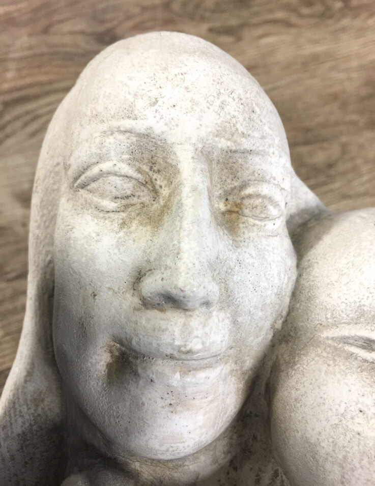 Mid Century Rima Padova Plaster Sculpture Of Mother And Child | eBay