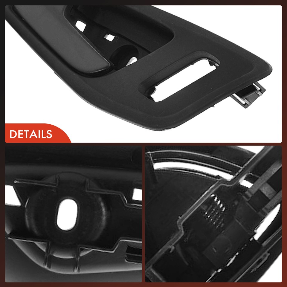 2x Front Black Interior Door Handle with Keyhole for Ford Transit ...