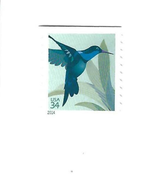 STAMP US SCOTT 4858 "Hummingbird" 34 CENT 2014 MNH | eBay
