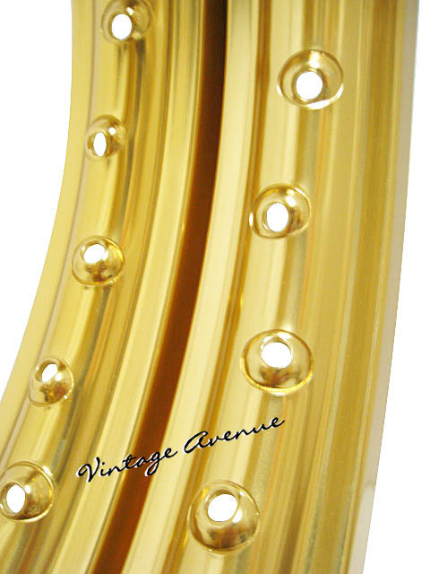 YAMAHA IT250 H/J 1981 1982 '81 '82 ALUMINIUM (GOLD) WHEEL RIM FRONT 21 ...