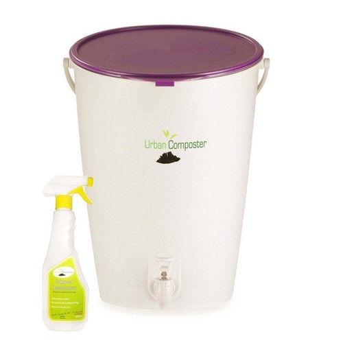 URBAN COMPOSTER™ 'Bucket' Beginner's Kit 15L - Berry | eBay