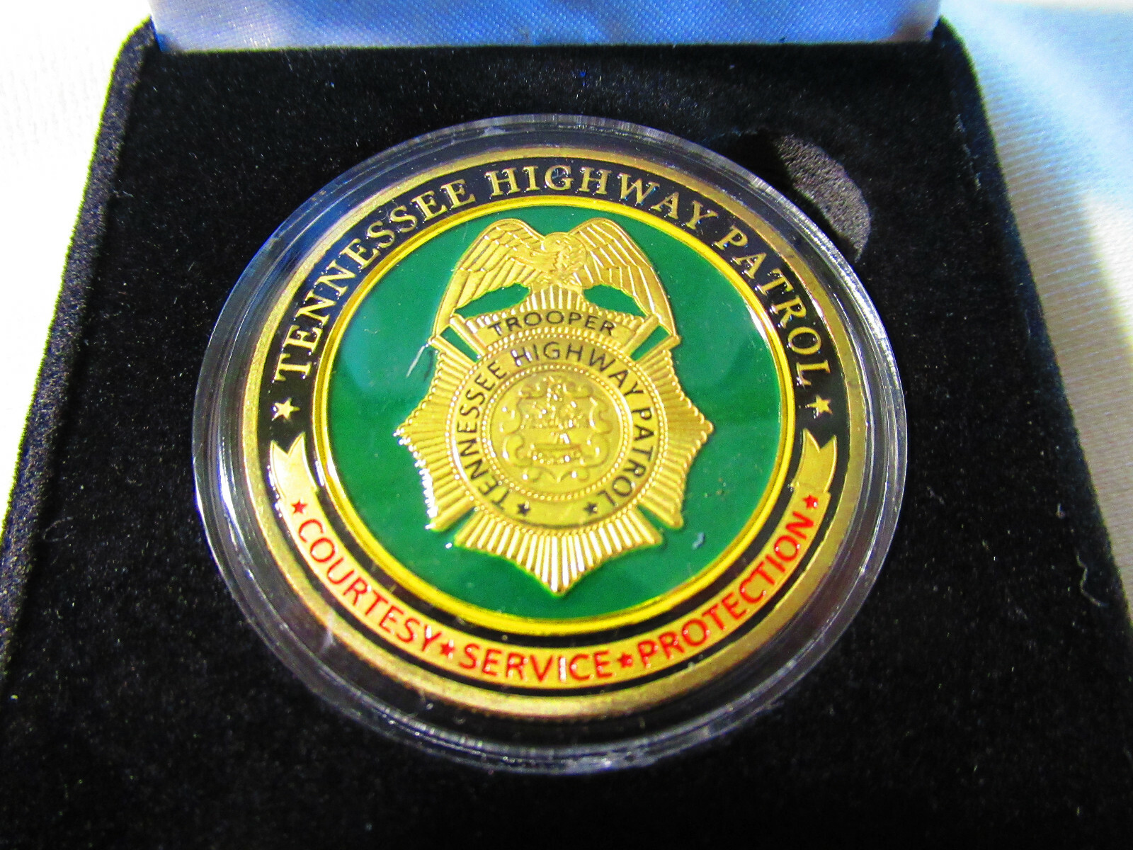 TENNESSEE HIGHWAY PATROL Challenge Coin W/ Presentation Box | eBay