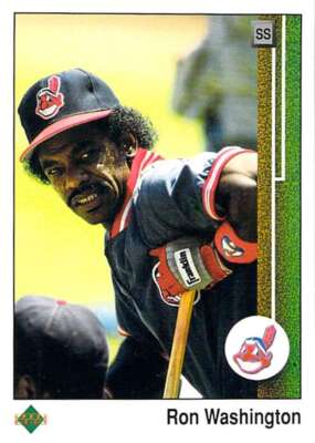 1989 Upper Deck #519 Ron Washington Indians | eBay