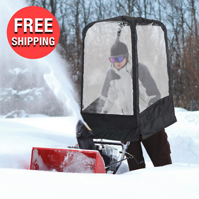 Universal Weatherproof Winter Snow Blower Cab Protective Enclosed ...
