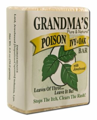 Grandma's Natural Poison Ivy Oak Bar Lye Soap Jewel Weed Handmade 2oz ...