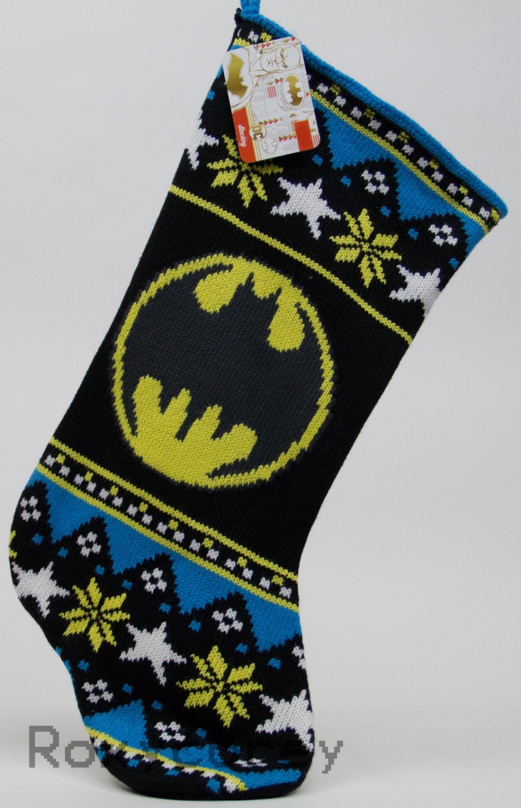 Warner Bros. 18 in Batman Christmas Knit Stocking NWT | eBay