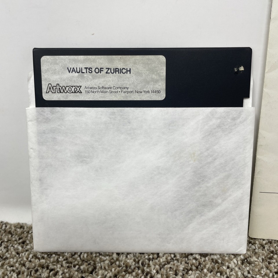 The Vaults Of Zurich Atari 800 Atari 8 Bit Floppy Disk Game Tested | eBay