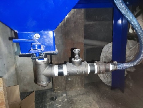 UPGRADED SAND MEDIA GRIT 220L BLAST CABINET METERING FLOW VALVE ...