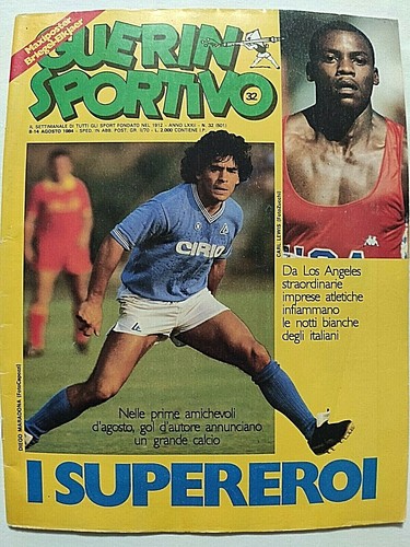 Guerin Sporty 32-1984 Maradona Carl Lewis Olympics Los Angeles '84 ...