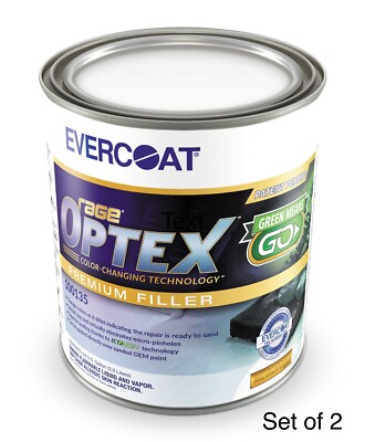 EVERCOAT Rage OPTEX 100135 Ultra Premium Body Filler, Pink, Liquid, 1 ...