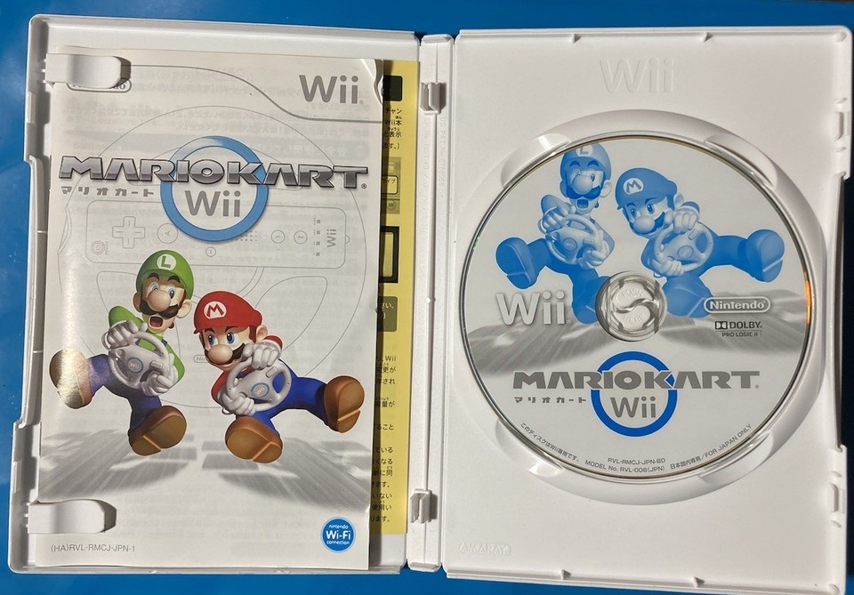 Nintendo Wii Japanese Game - Mario Kart Wii (COMPLETE IN BOX) | eBay