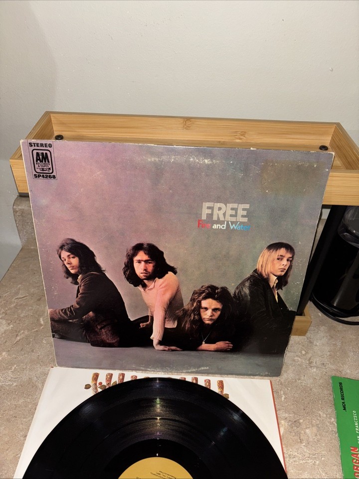 FREE Fire And Water OG 1970 LP A&M SP-4268 1st Pitman Press VG+ #london ...