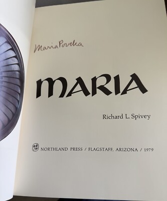 Maria by Richard L. Spivey – First Edition –SIGNED by MARIA POVEKA ...