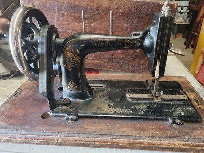 Circa Late 1800s Hand Crank WERTHEIM Sewing Machine. | eBay Australia