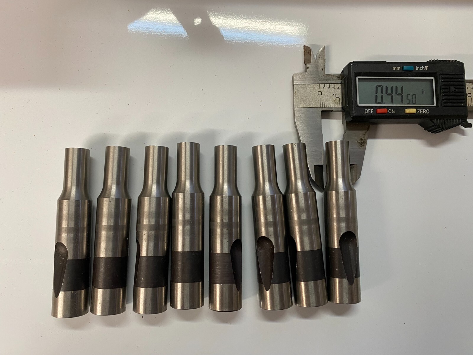 8 Lot round .445" Punch Press Tooling Pin Die Shoe | eBay