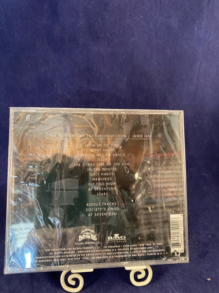 Bottom Line Encore Collection Janis Ian Recorded Live 1980--CD NEW | eBay