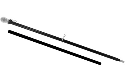 6' FT SPINNING STABILIZER FLAG POLE (BLACK) | eBay