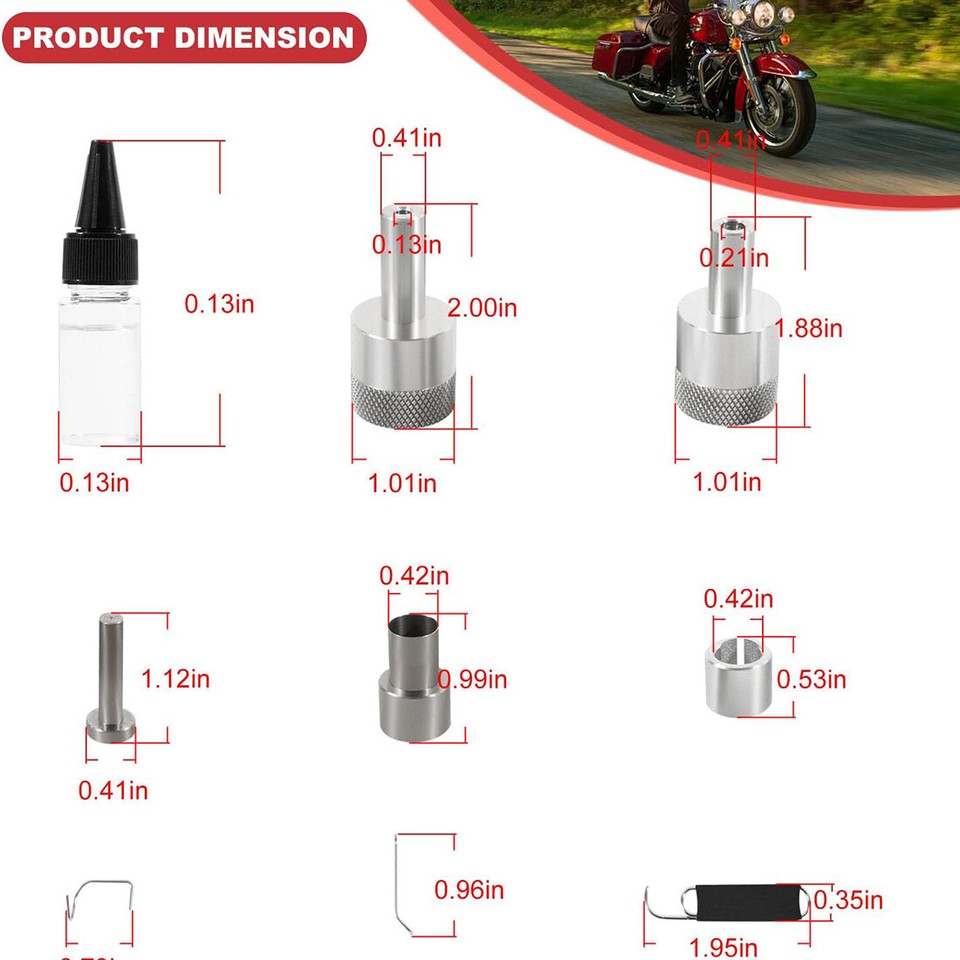 for 2001-2014 EFI Harley Davidson Fuel Tool Fuel Check Valve Repair Kit ...